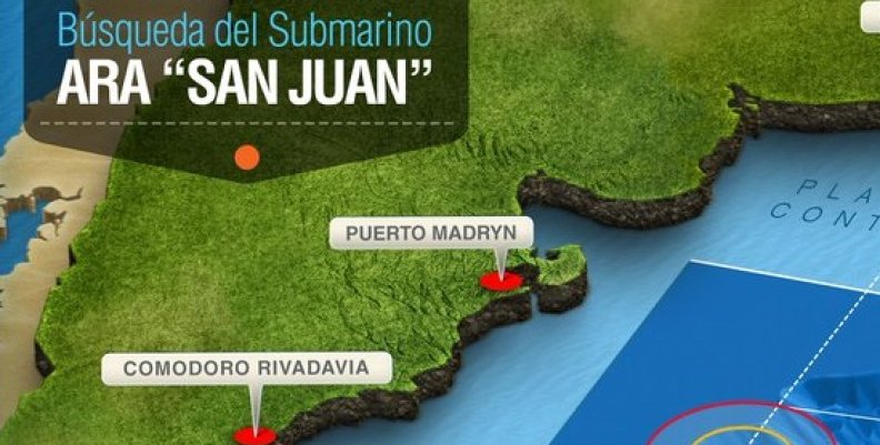 Armada Argentina verifica si 'contacto' detectado está relacionado con ...