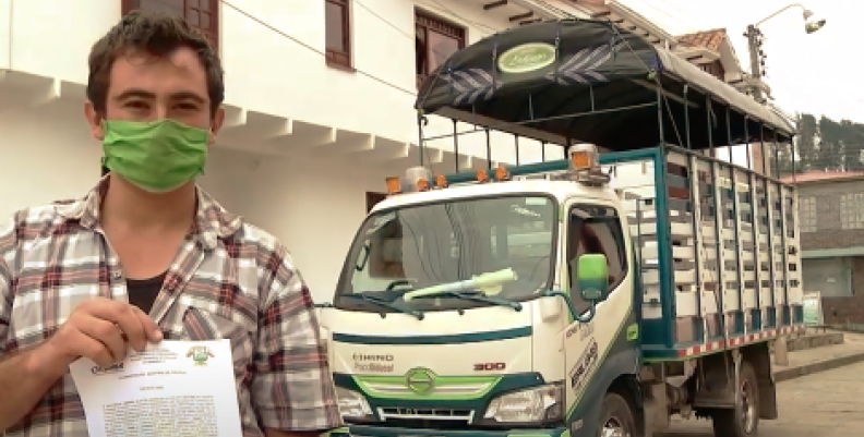 Con manillas se identifican transportadores de alimentos en Chipaque - Capital