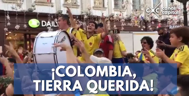 A ritmo de 'Colombia, tierra querida' se armó la fiesta en Rusia - Capital