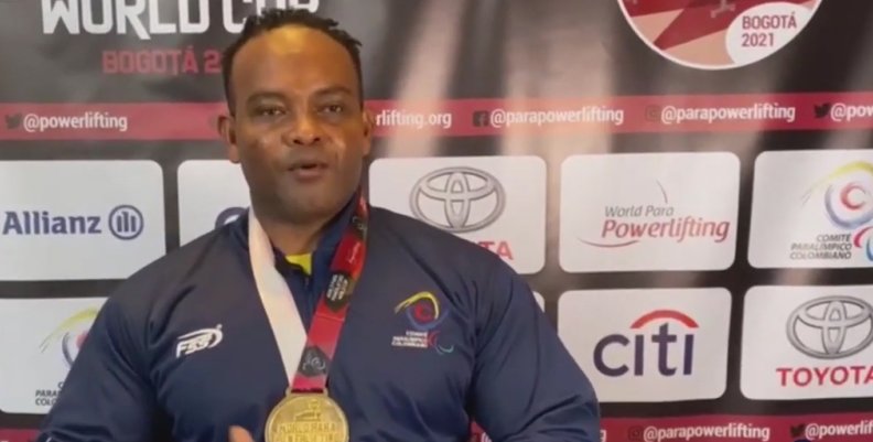 Fabio Torres, representante bogotano que figuró en la Copa Mundo de Para Powerlifting - Capital