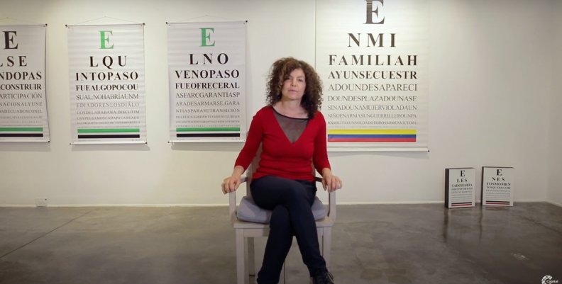 "Examen de Visión" la obra de la artista Mónica Savdié - Capital