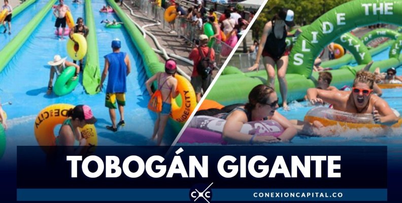 ¡350 metros de pura emoción! Así será el tobogán gigante del festival ...