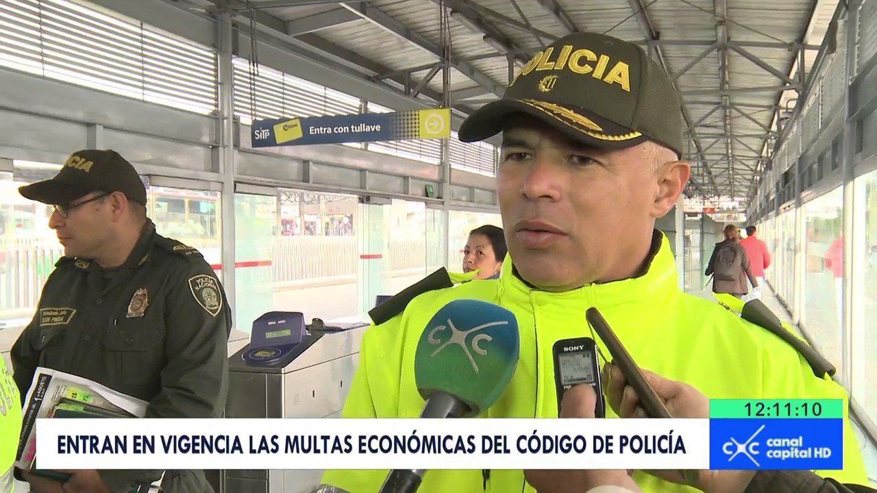Multas económicas del Código de Policía entraron en vigencia - Capital